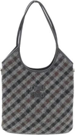 Miu Miu Sac bandouli&egrave;re Tartan Pre-owned - Femme - Pre-owned - Multicolore - Taille: ONE Size