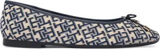 Tommy Hilfiger Ballerinas Tommy Hilfiger Th Charm Jacquard Ballerina FW0FW09504 Bunt