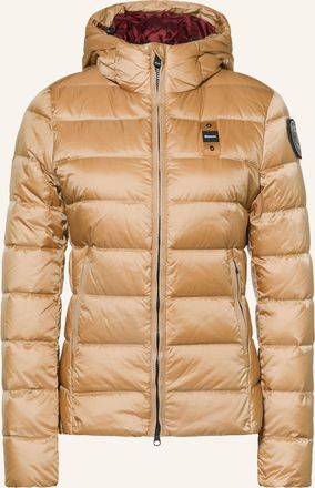 Blauer Lightweight-Daunenjacke Charme beige