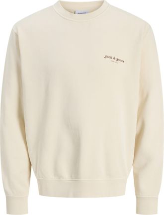 Jack & Jones Jjedover Print Sweat Crew Neck