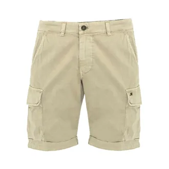 Mason's Homme, Shorts, Beige, Taille: 3XL Short Cargo en Coton Stretch