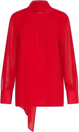Marella Femme, Blouses et Chemises, Rouge, Taille: 40 FR Blouse Mltcresta Marella