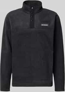 Columbia Fleecepullover mit Stehkragen und Label-Detail