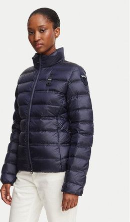 Blauer Daunenjacke Georgia 26WBLDC03049 Dunkelblau Slim Fit