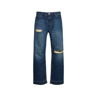 Represent Jean droit Heaton en denim de coton