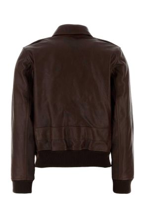 A.P.C. Marron Cuir Vachette Camicie Shirt