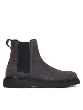 Calvin Klein Klassische Stiefeletten Combat Ess Chelsea Boot Su YM0YM01372 Dunkelbraun