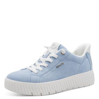 Tamaris Comfort Damen Sneaker Low 8-83720-45 LT Blue Suede (blau, 38 EU)