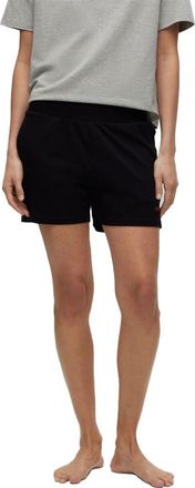 HUGO BOSS Damen Shuffle_Shorts Loungewear Short, Black1, XL EU