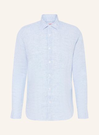 Orlebar Brown Orlebar Brown Leinenhemd Giles Slim Fit blau