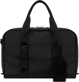 Moschino unisex, Sacs, Noir, Taille: ONE Size Sac de voyage &agrave; main en nylon Cordura