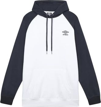 Umbro Capuche Raglan Core Sweat, Blanc/Bleu collégial, M Homme