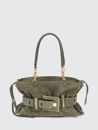 Balmain Sac Port&eacute; &eacute;paule Femme couleur Olive