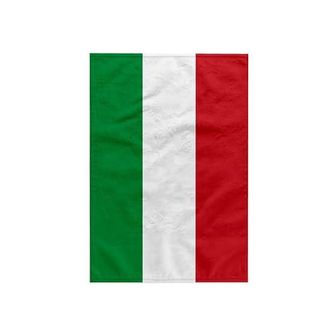 3D Rose 3D-Rosenflagge Italiens quadratisch Italienisch Gr&uuml;n Wei&szlig; Rot Vertikale Streifen Europa Weltreise Souvenir Handtuch, 38,1 x 55,9 cm, Mehrfarbig