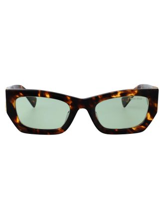 Miu Miu 0MU Tortoiseshell Acetate Sunglasses - Brown