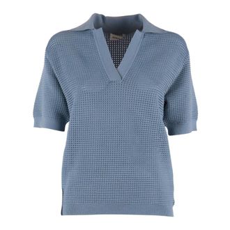P.A.R.O.S.H. P.a.r.o.s.h., Damen, Strickwaren, Blau, XLGr&ouml;&szlig;e