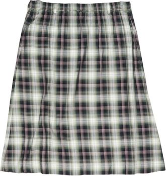 Acne Studios plaid midi skirt - Schwarz