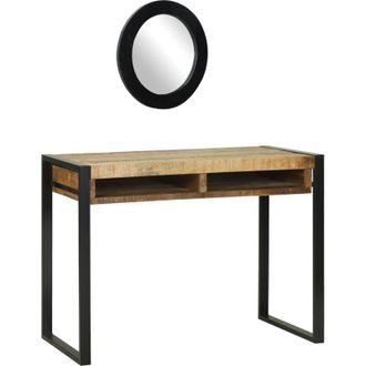 vidaXL Vidaxl - Coiffeuse Marron 100 x 50 x 75 cm Bois de manguier massif