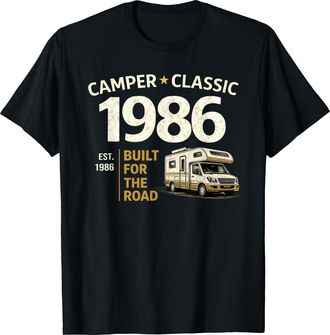 Generic Camper Classic 1986 Built for The Road T-Shirt