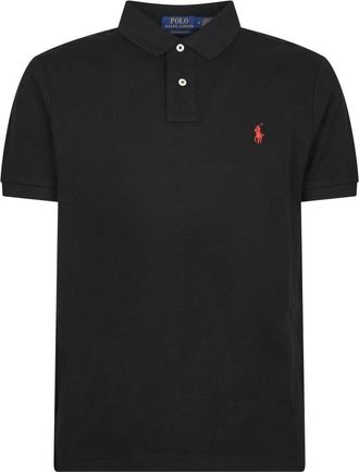 Polo Ralph Lauren Homme, Tops, Noir, Taille: L Short Sleeve Knit