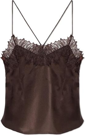Iro Iro, Femme, Tops, Brun, Taille: 40 FR Newin Silk Top
