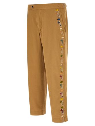 Bode Mens Beige Cotton Casual Pants