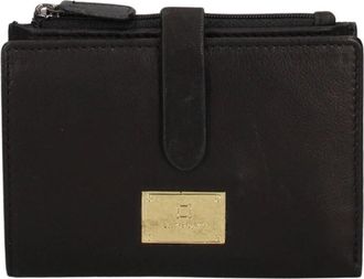 Laura Biagiotti Kompakte Ledergeldb&ouml;rse - - Accessories - Damen - Schwarzk - ONE SIZE