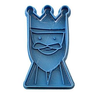 Cuticuter Weihnachten Melchior Ausstechform, Blau, 8 x 7 x 1.5 cm