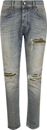 Amiri Jean Skinny Ultrasuede - Homme - Jeans - Bleu - Taille: W32