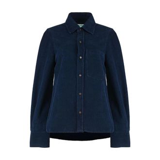 Victoria Beckham Damen, Blusen & Hemden, Blau, 2XSGr&ouml;&szlig;e
