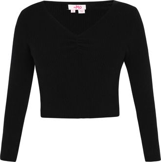 Mymo Pullover Frauen Schwarz