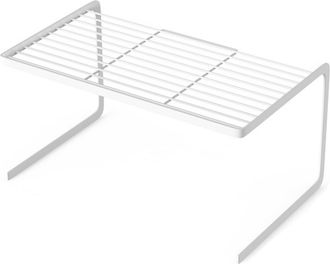 CHICIRIS Keenso Wei&szlig;es Abtropfgestell, Mehrzweck-K&uuml;chenaufbewahrungsregal f&uuml;r Teller, Sch&uuml;sseln, Platzsparende L&ouml;sung f&uuml;r Begrenzten Platz in der Speisekammer 