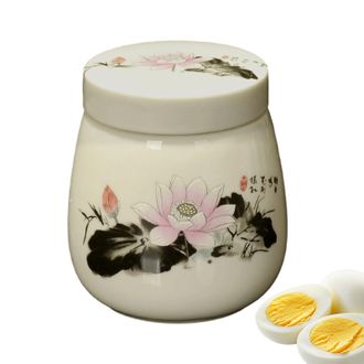 Generico Verw&ouml;hnte Eierbecher: Keramiktisch mit 220 ml, langlebige Servierschale, elegantes Zubeh&ouml;r f&uuml;r das Fr&uuml;hst&uuml;ck, Schlafzimmer, Hotel, Restaurant, Apartme