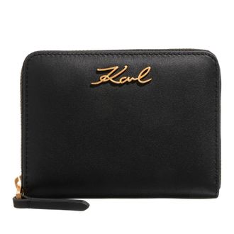 Karl Lagerfeld Portemonnaie - K/Signature Md Z/A Wallet Gp - Gr. unisize - in Schwarz - f&uuml;r Damen