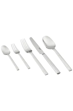 Thomas Besteckset Fun - Karo - Edelstahl gl&auml;nzend, Silber, Metall, 30-teilig, 25x7x35 cm, DIN EN ISO 14001, DIN EN ISO 9001, Essen & Trinken, Besteck, Bestec