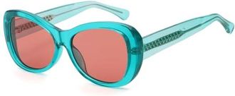 Generic Lunettes De Soleil &Agrave; Monture Large UV400 For Hommes Et Femmes, Id&eacute;ales For La Conduite, Les Vacances Et Les Photos &Agrave; La Plage.(Blue)