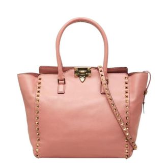 Valentino Pre-owned Leder 2way Bag - - Pre-owned - Damen - Rosa - ONE SIZE