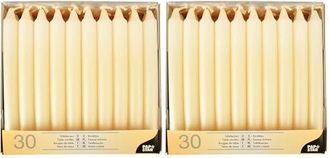 Papstar Papstar Tafelkerzen &Oslash; 2,1 cm 19,6 cm creme Gastronomiebedarf 30er Karton (Packung mit 2)