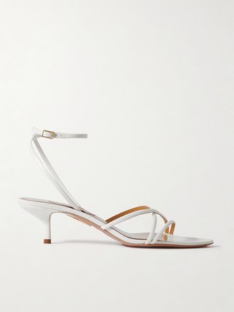 Aquazzura Sandales En Cuir Roy 50 - Blanc