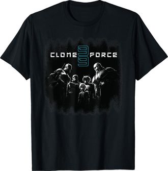 Star Wars The Bad Batch Clone Force 99 Team Black & White T-Shirt
