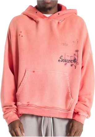 Paly Hollywood Homme, Sweatshirts et sweats &agrave; capuche, Rouge, Taille: Xs/S Source Family Hooded SweaT-shirt