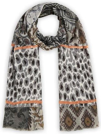 Codello Tücher & Schals - Schal mit Print - Gr. unisize - in Grau - für Damen