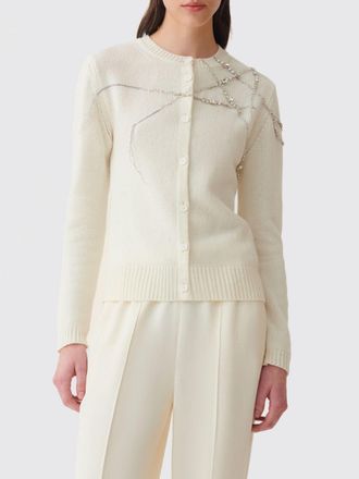 Fabiana Filippi Cardigan en cachemire et soie avec broderie de cristaux