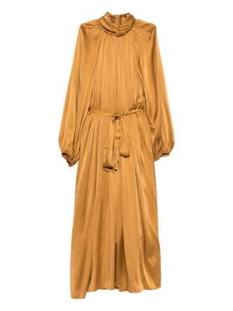 Zimmermann robe mi-longue Hypnotic Twist Sheath - Marron