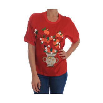 Dolce & Gabbana T-Shirts - - Tops - Damen - Rot - 2XS