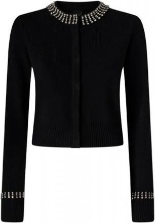 Pinko Pinko, Femme, Pulls, Noir, Taille: 40 FR Pinko - Tricots > Cardigans