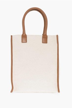 Woolrich Canvas Tote Bag with Leather Trims size One Size