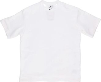 Nike Leichtes Fleece-T-Shirt mit Rundhalsausschnitt und kurzen &Auml;rmeln - - Sport - Herren - Wei&szlig; - L