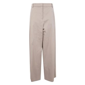 N&deg;21 Femme, Pantalons, Beige, Taille: 38 FR Canvas Wide Leg Pants