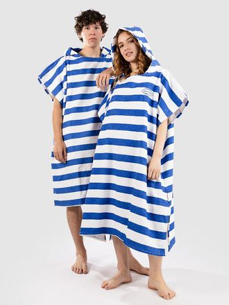 Blue Tomato Terry Stripes Surf Poncho blue